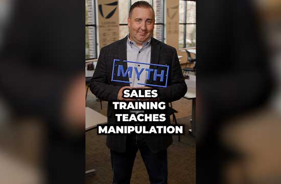 Sales Mythbusters - Sales Training Teaches Manipulation